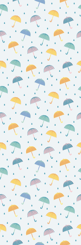 Playful Umbrella Patterns butterfly wallpaper
