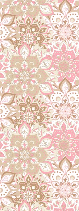 Papel tapiz floral elegancia adornada floral
