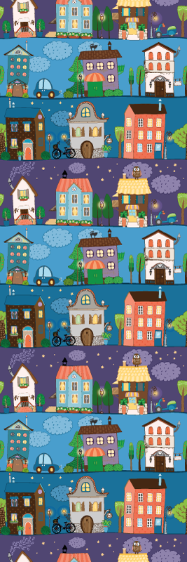 Urban Storytime city wallpaper