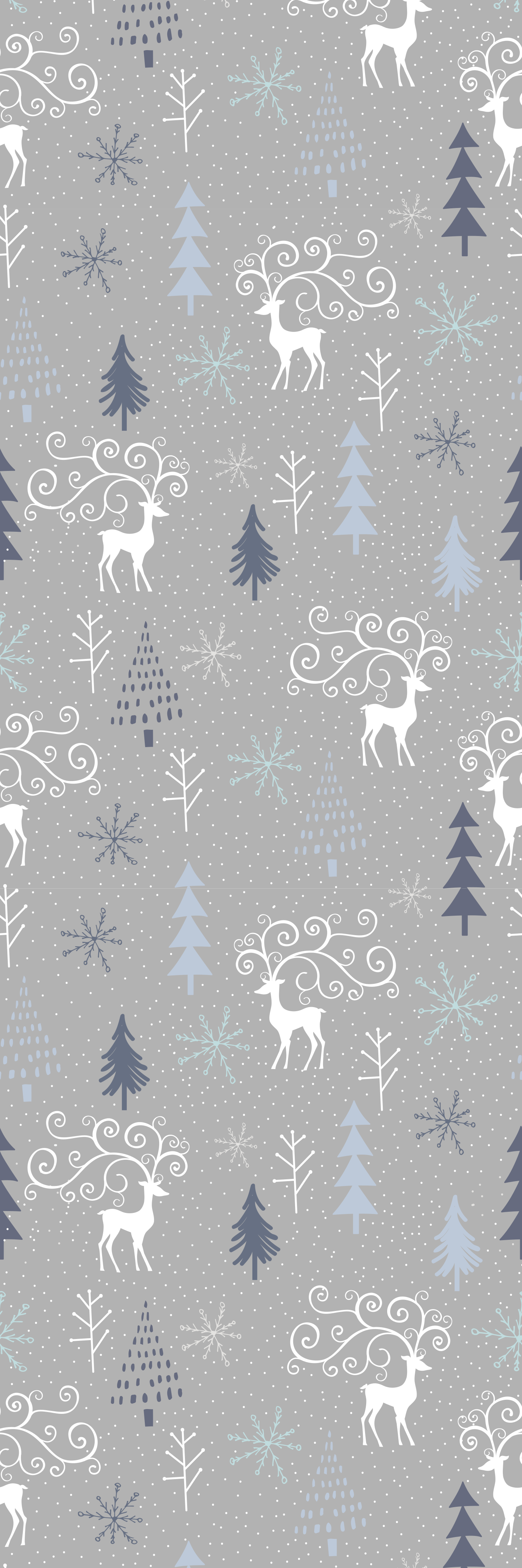 Reindeer Festive Motif christmas wallpaper