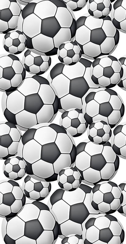 Tapet model minge de fotbal pentru dormitor adolescent - TenStickers