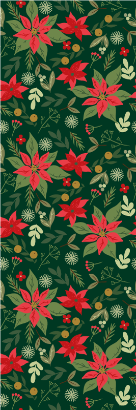Festive Floral Pattern christmas wallpaper