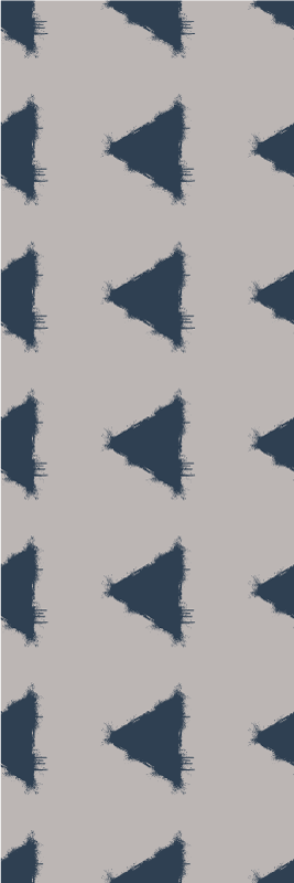 Modern geometric print triangle wallpaper