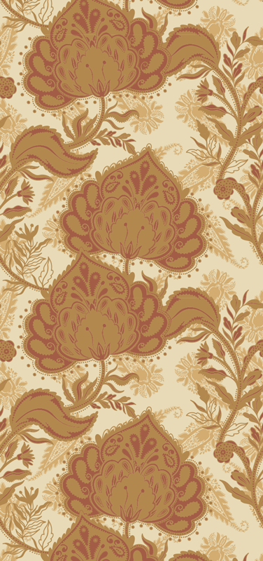 Nature Inspired Design ornamental flower wallpaper