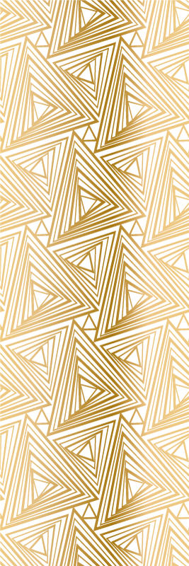Golden pattern triangle wallpaper