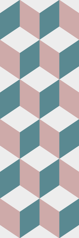 3D cube arrangement wallpaper geometric