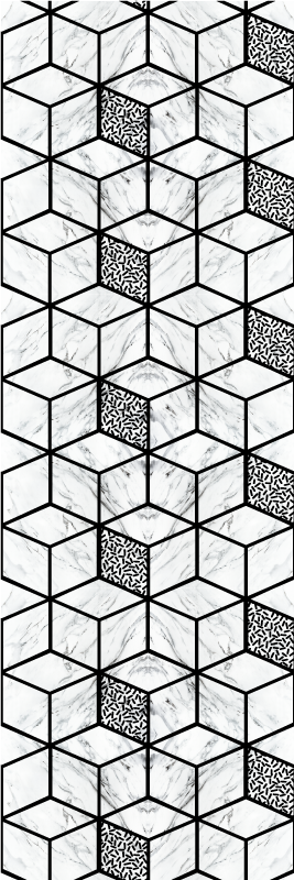 Cubic Pattern Design wallpaper geometric