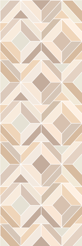 Beige layered shapes geometric wallpaper