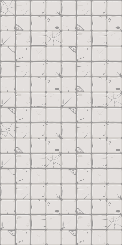 Gammel hvit flisvegg flise tapet - Tenstickers