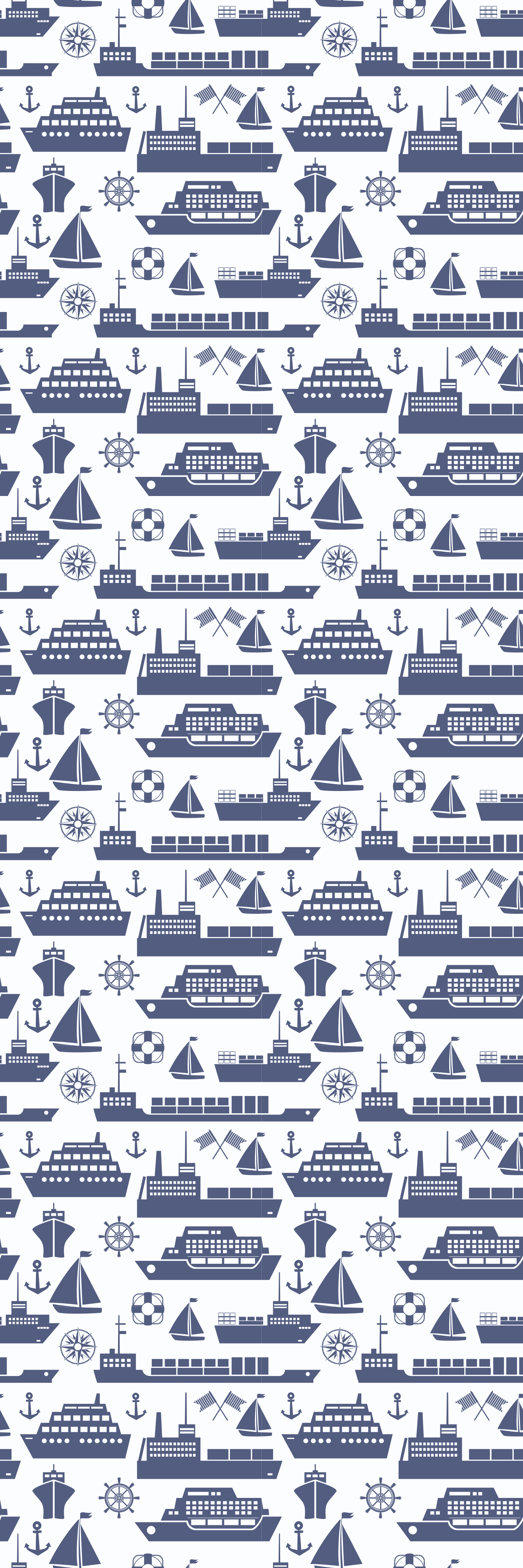 Nautical Scene Pattern city wallpaper