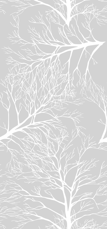 Grey branch pattern tree wallpaper