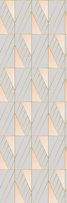 Layered Geometric Shapes modern wallpaper