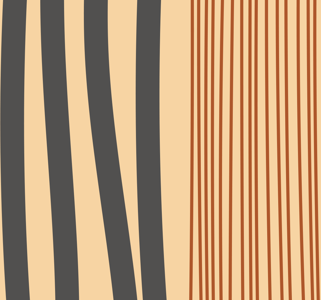 Boho stripes design living room wallpaper