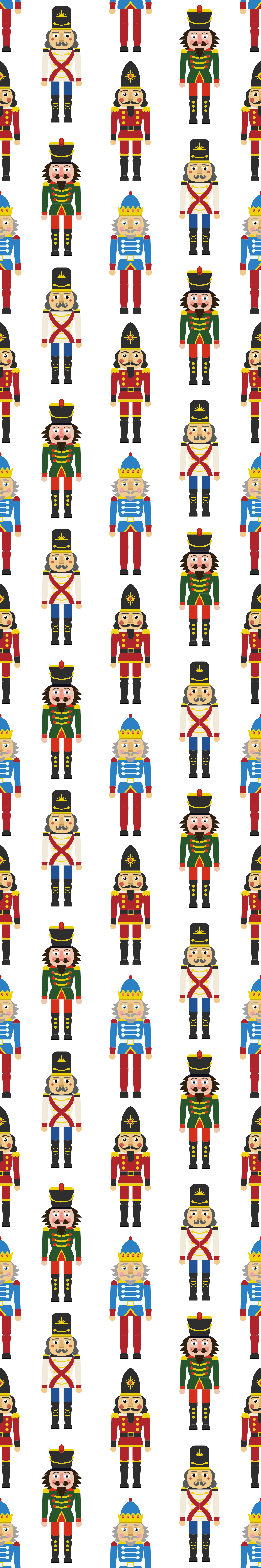 Nutcracker soldiers Merry Christmas wallpaper - TenStickers