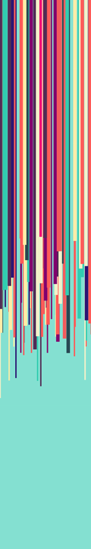 Carta da Parati con righe verticali colorate - TenStickers