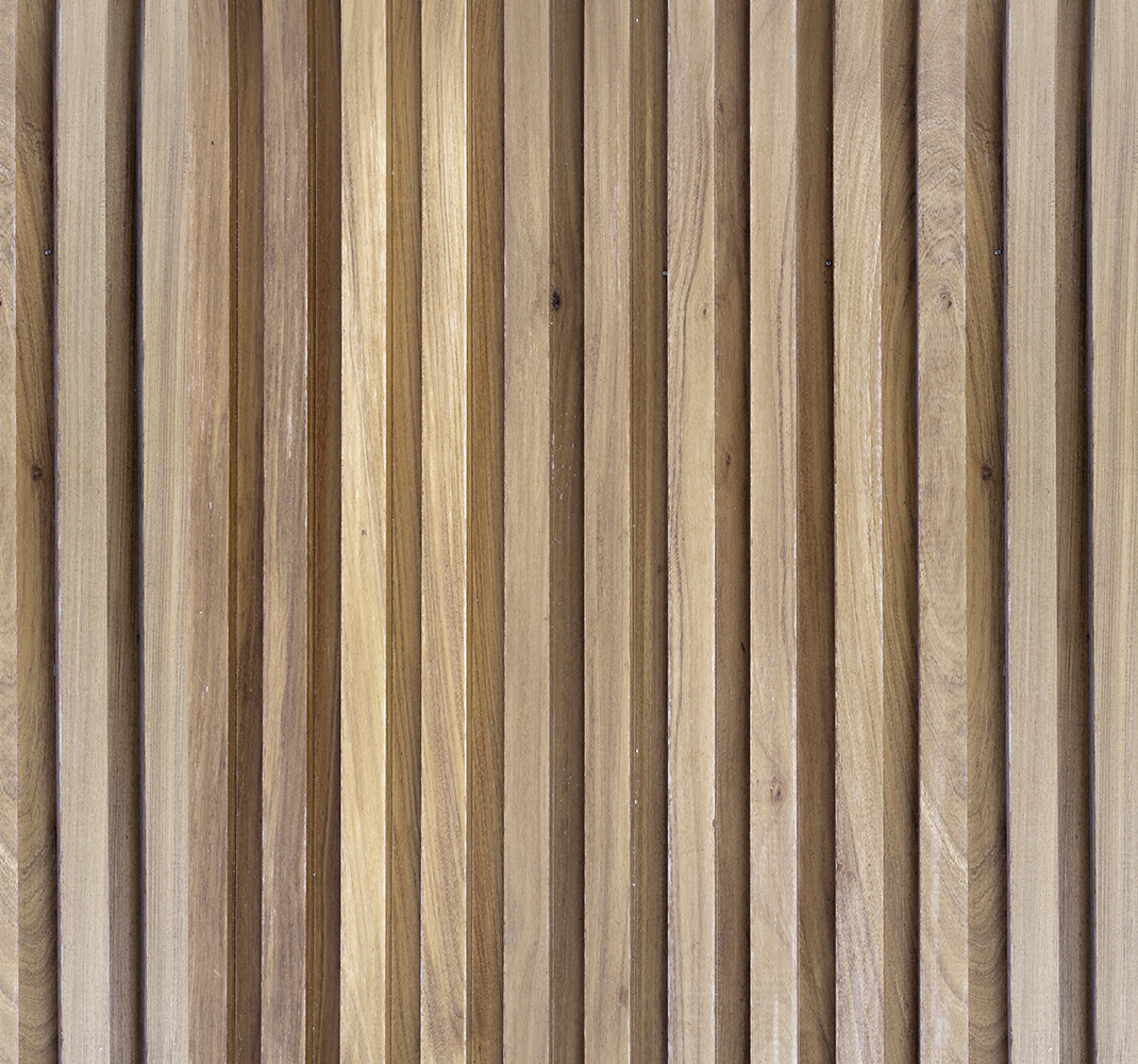 Thin wooden slats Headboard wallpaper