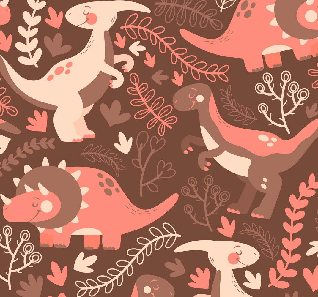 Playful Dinosaur Pattern dinosaurs wallpaper