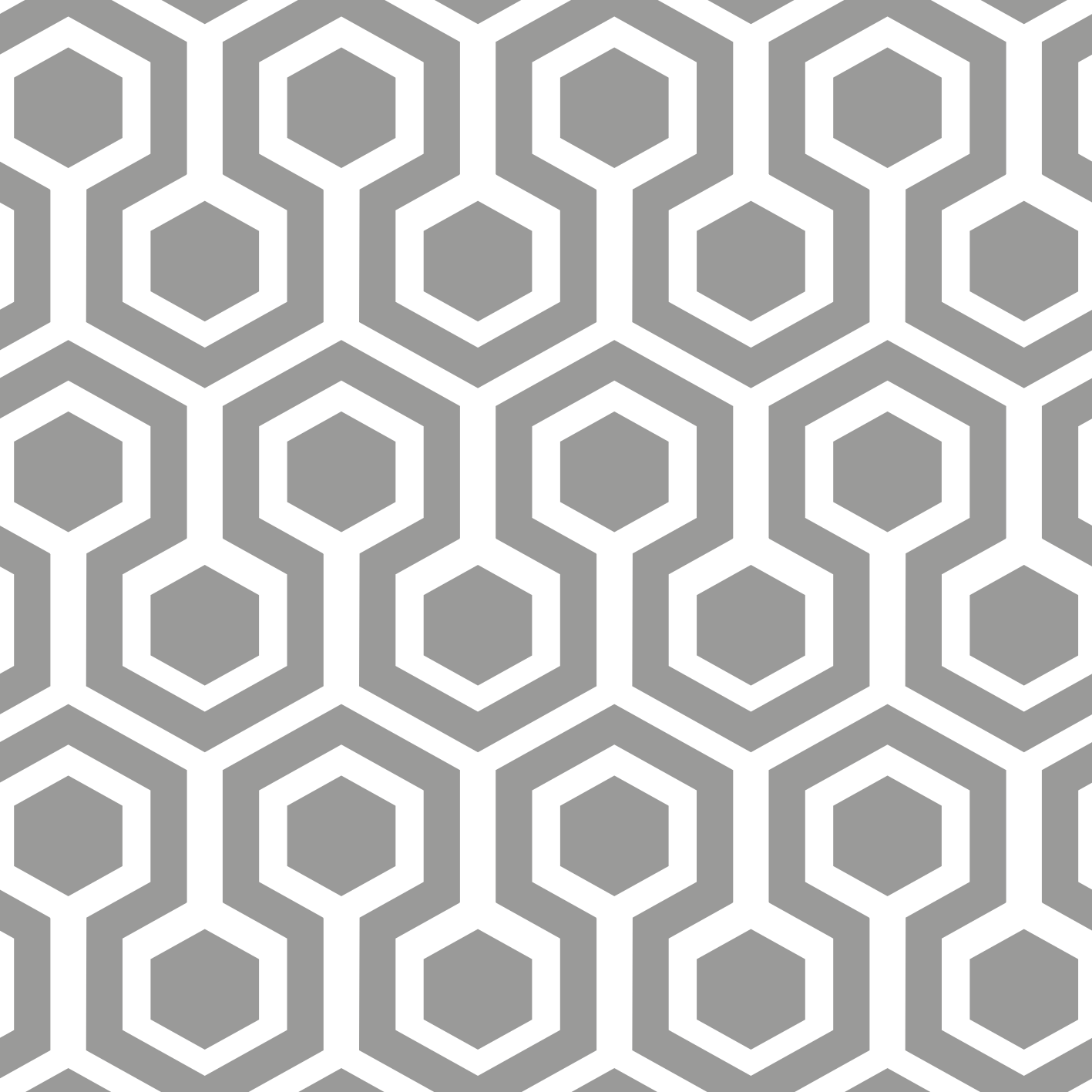 Hexagonal grey pattern shapes wallpaper