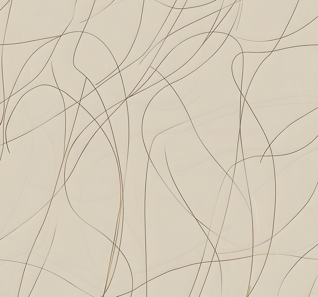 Beige design fine lines abstract wallpaper