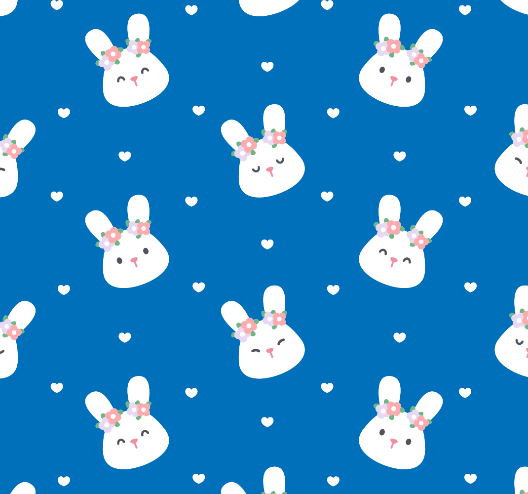 Bunny Pattern animal wallpaper