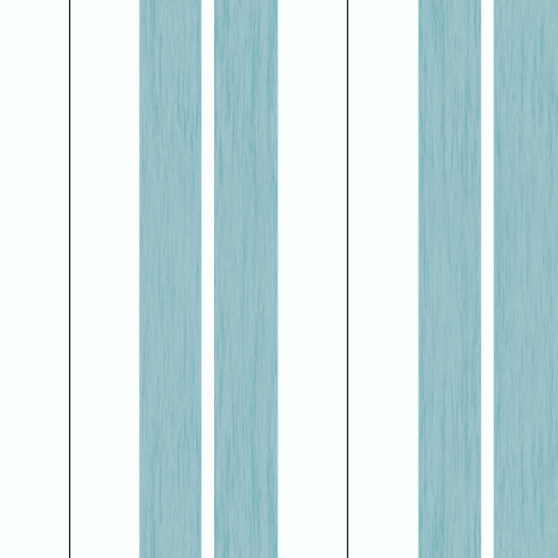 Turquoise shades stripes hallway wallpaper