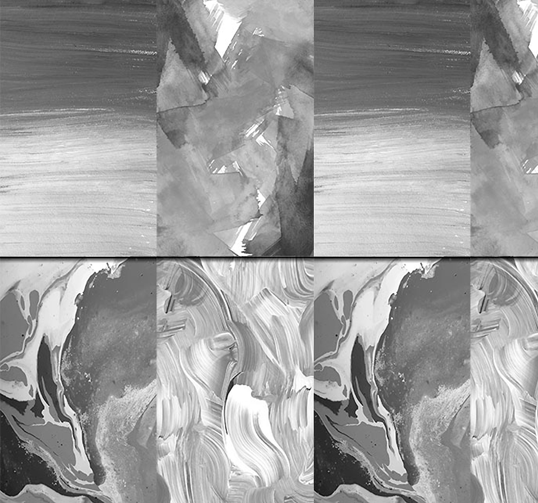 Wit En Zwart Abstract Behang Dianda Zwart Wit Penseelstreken Wallpaper