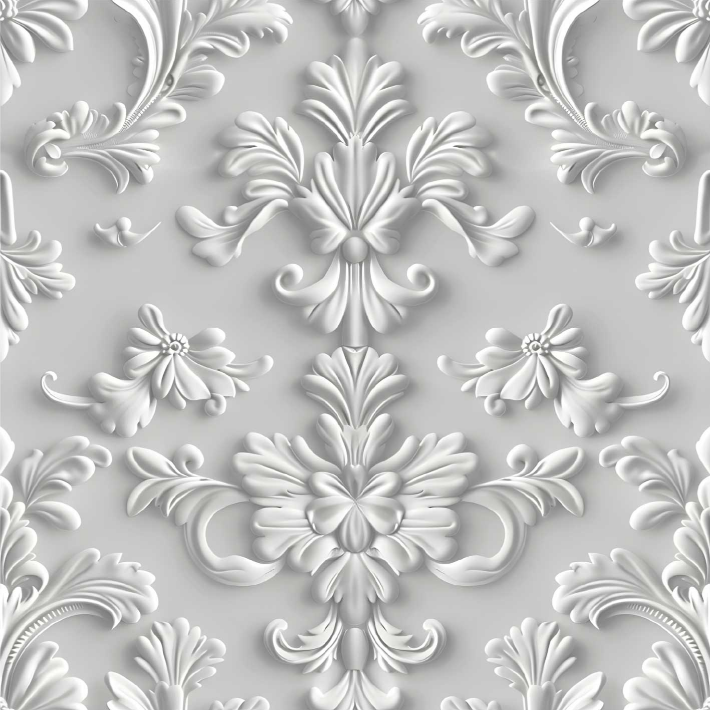 3d effekt Barock tapet