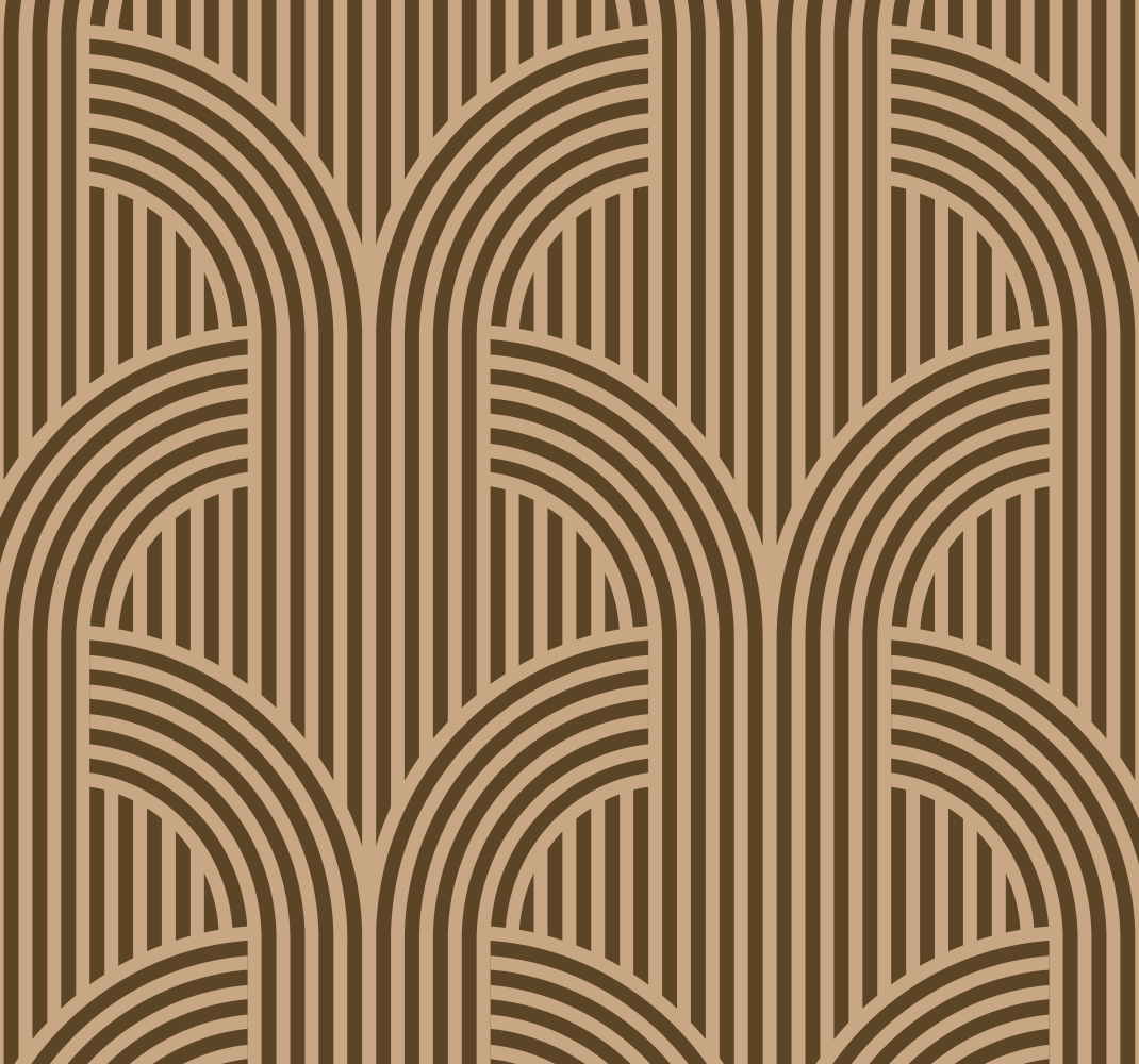 Art Deco Arch geometric wallpaper