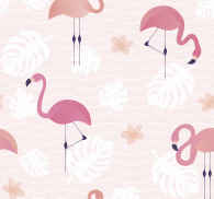 Flamingo huddle serin hayvan duvar kağıdı - TenStickers