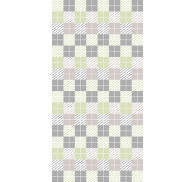 Mønster tapet nordiske stil firkanter - Tenstickers