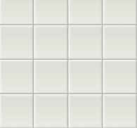 Fehér csempe hatású tapéta - TenStickers