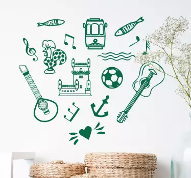 Stickers em vinil de folclore - TenStickers